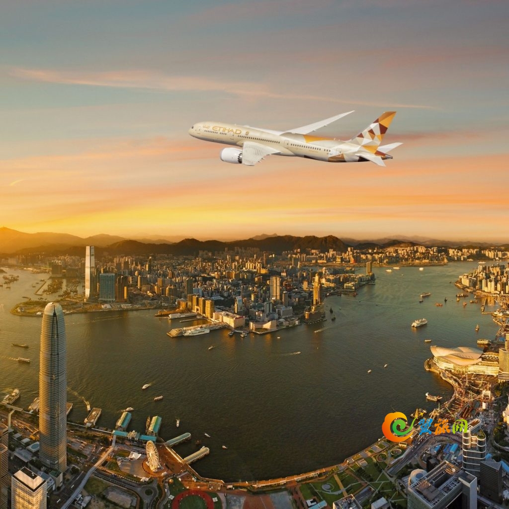 阿提哈德航空波音787梦幻客机开始执飞香港航线 – 翼旅网ETopTour